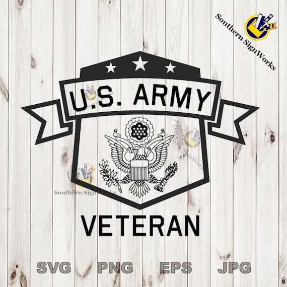Army Veteran SVG Files for Laser Engraving Vinyl Cutters and | Etsy