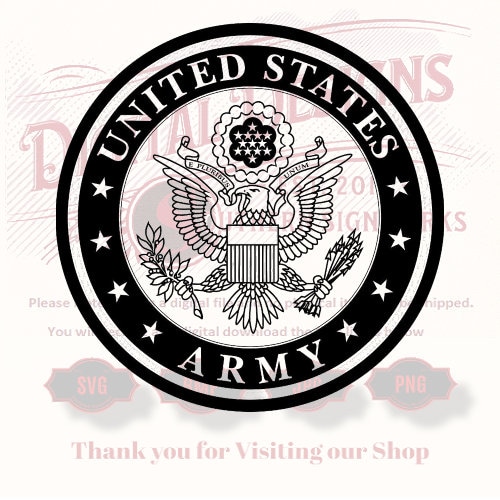 U S Army SVG Files for Cnc Routers Vinyl Cutters and Laser - Etsy