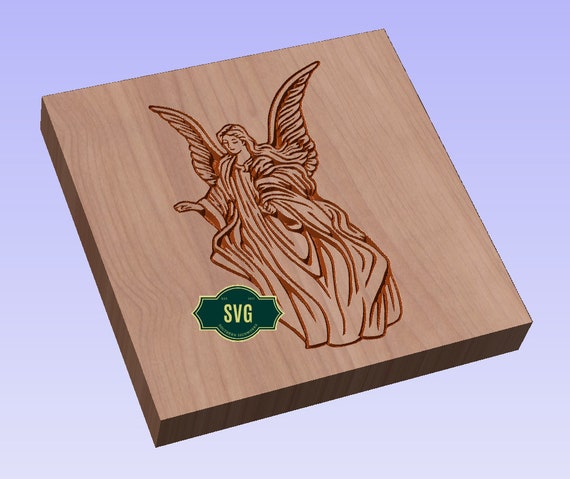 Guardian Angel SVG Files for Cnc Router and Laser Engraving - Etsy