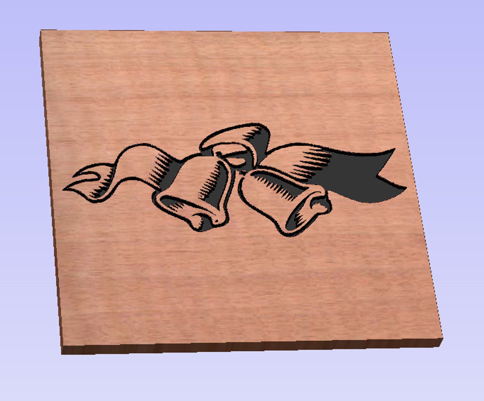 Wedding Bells Svg File for Cnc Router and Laser Engraving - Etsy