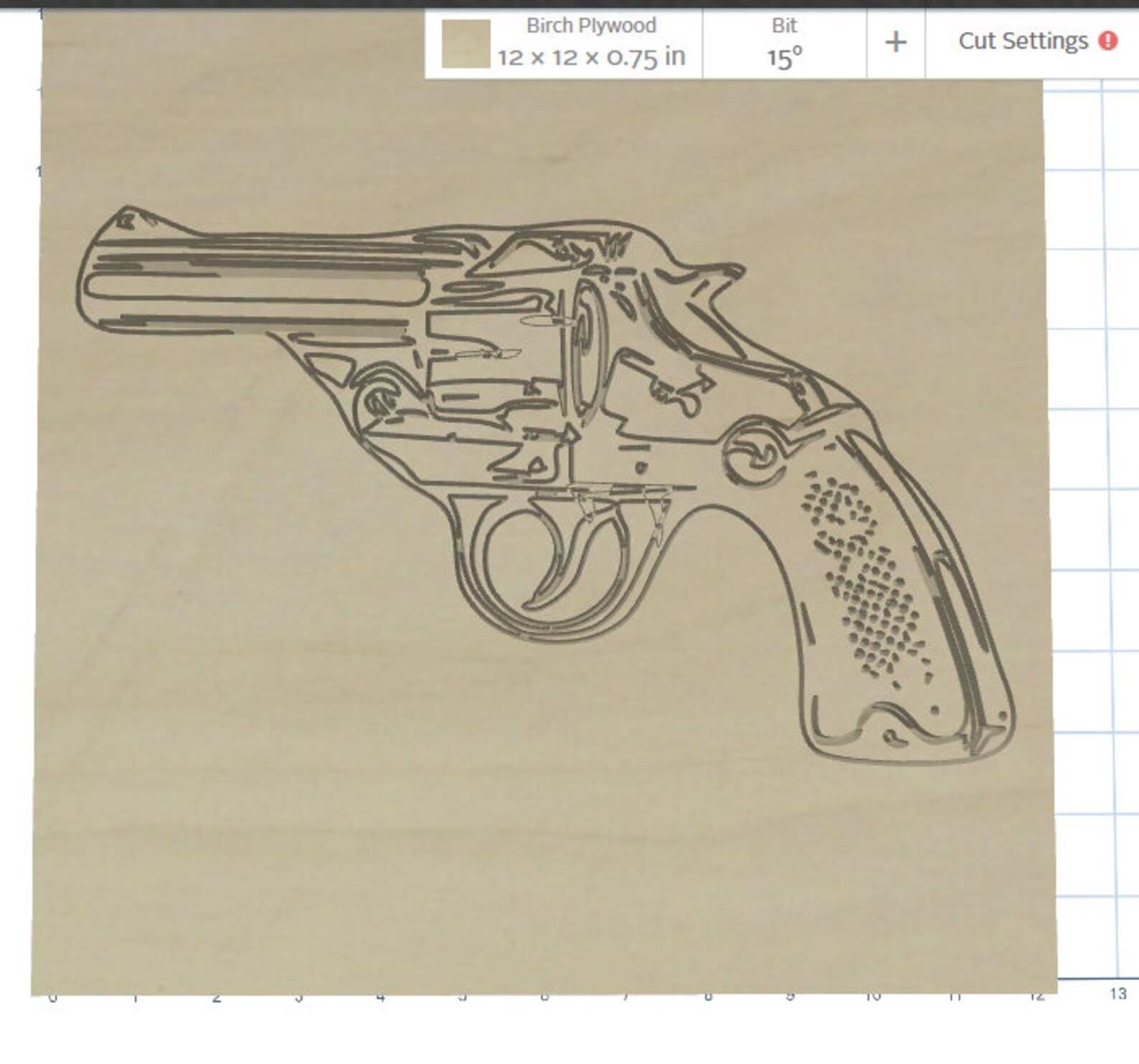 Revolver - Pistol - Handgun - SVG Files for Laser Engraving and Cnc ...