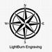 Compass Rose SVG Files for Laser Engraving, Vinyl Cutters, and Cnc ...