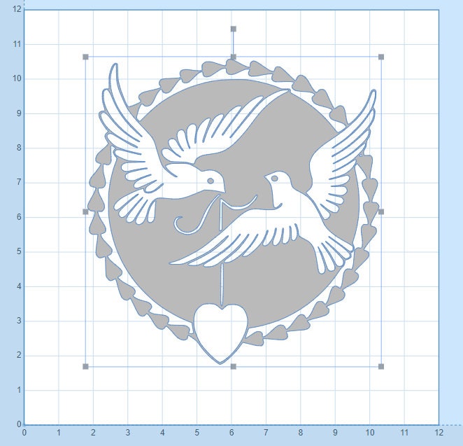 Beautiful Doves Svg File for Cnc Router and Laser Engraving - Etsy