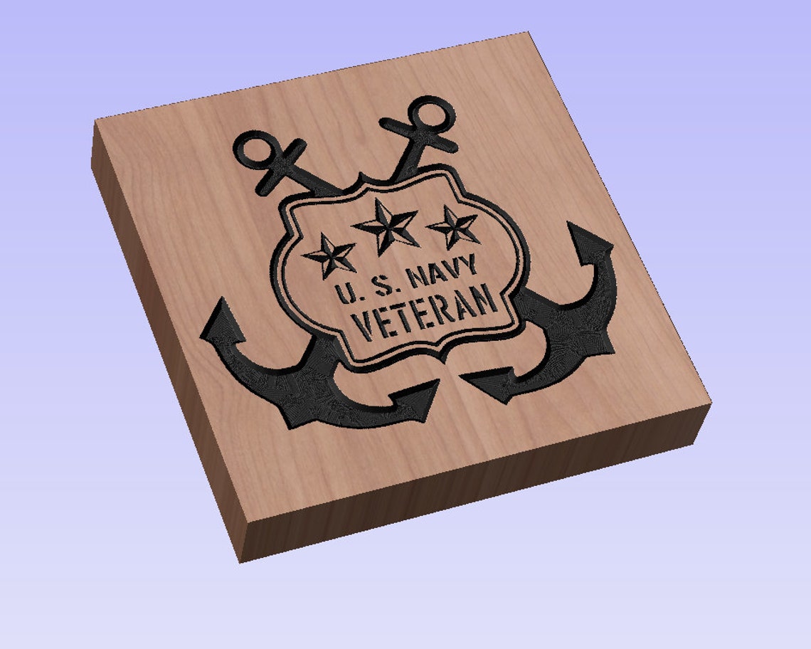 U S Navy Veteran SVG Files for Cnc Router Vinyl Cutters and - Etsy