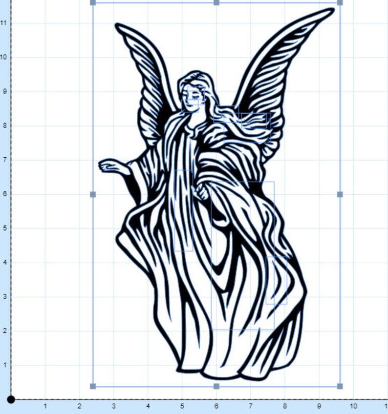 Ángel de la Guarda Vector gráfico escalable y archivos de | Etsy