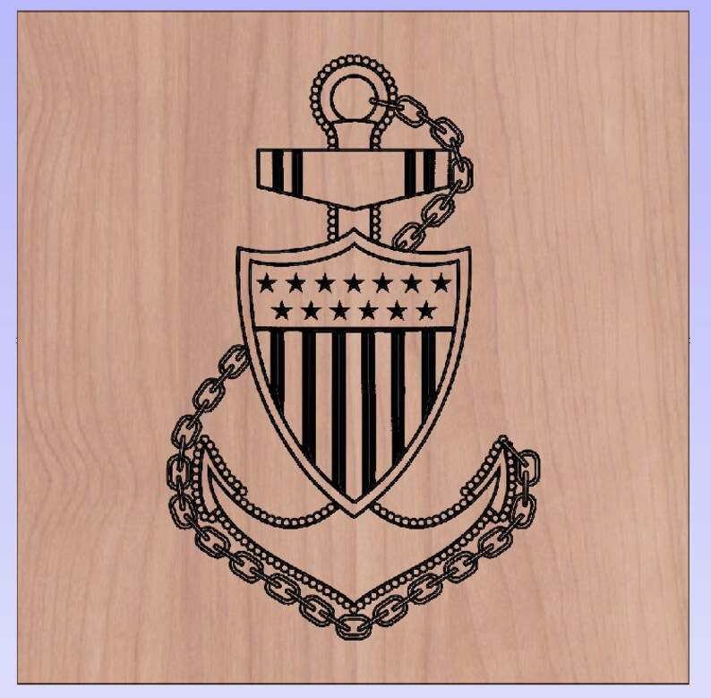U S Coast Guard SVG Files for Cnc Router and Laser Engraving - Etsy