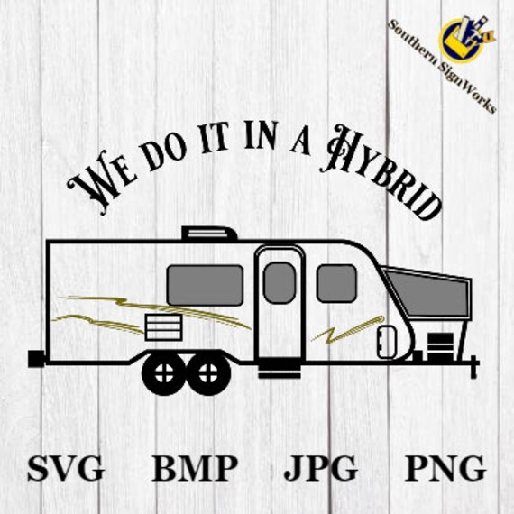 Hybrid Camper SVG Files for Laser and Cnc Machines | Etsy