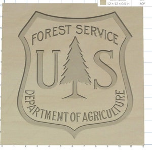 US Forest Service Logo SVG, CNC Laser Cut Files (digital Download) - Etsy