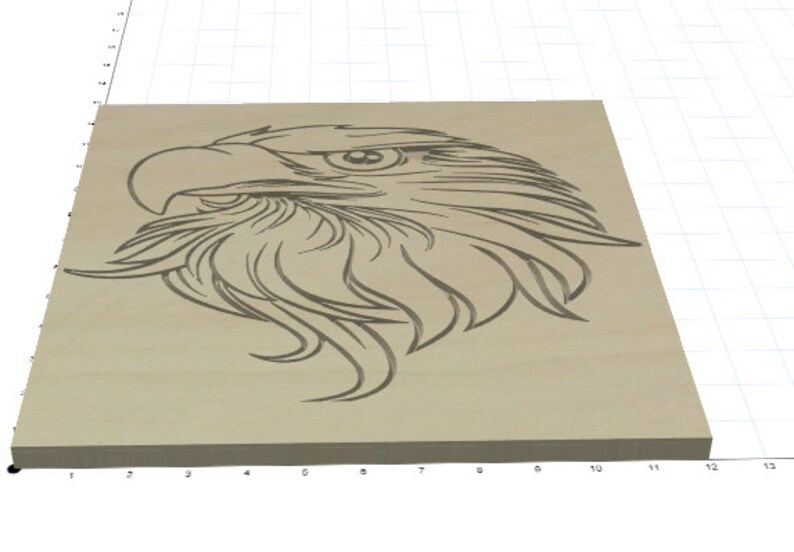 Majestic Eagle SVG Files for Cnc Routers Vinyl Cutters and | Etsy