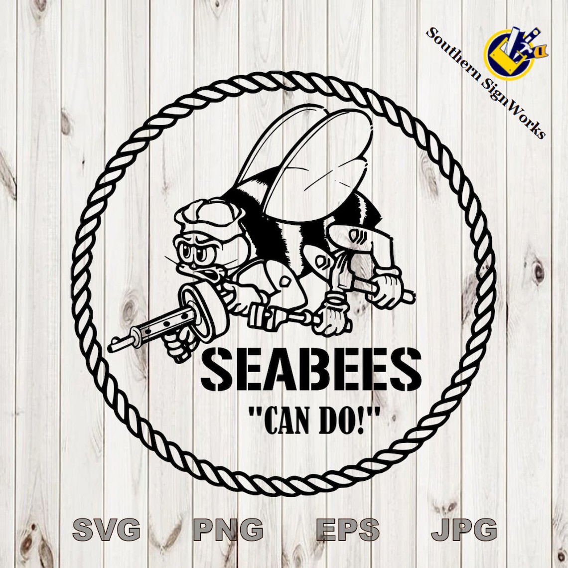 Military - US Navy Seabee - SVG Files for Cnc Router and Laser ...