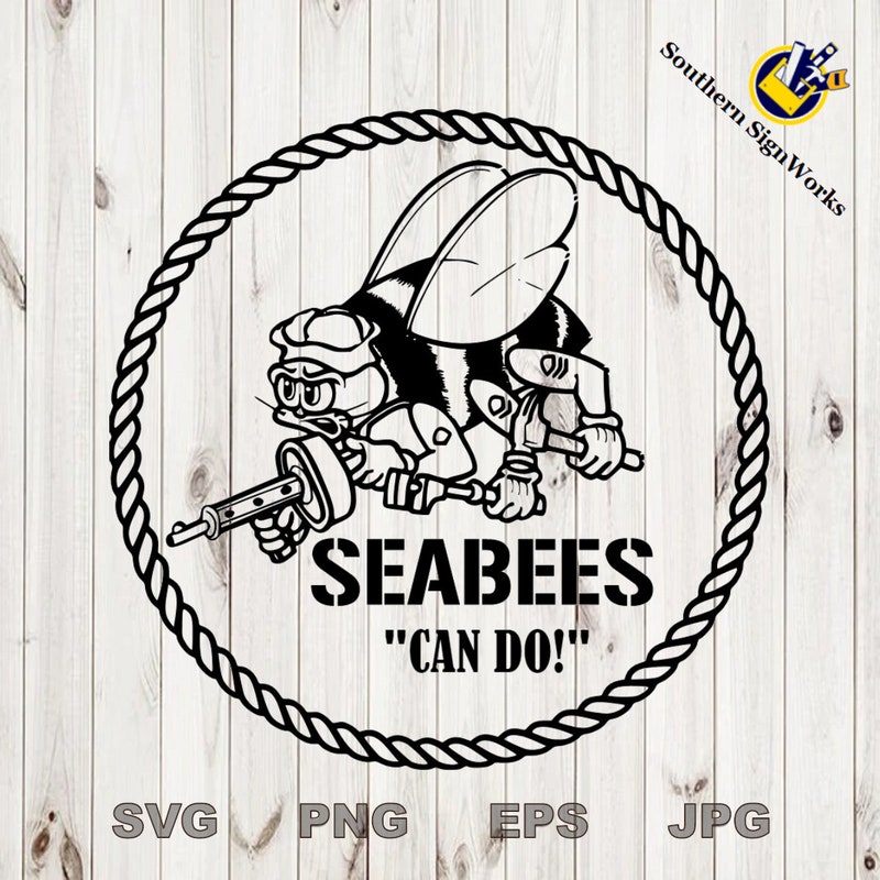 Navy Svg Seabee - Etsy