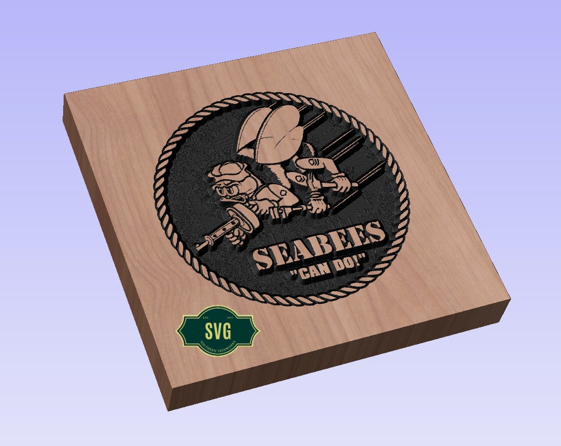 Military - US Navy Seabee - SVG Files for Cnc Router and Laser ...