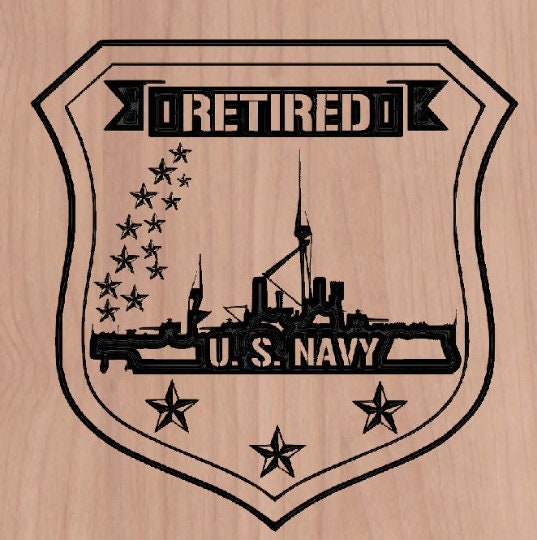 U S Navy Bundle. 4 Files for Laser Engraving, CNC Routers and Vinyl ...
