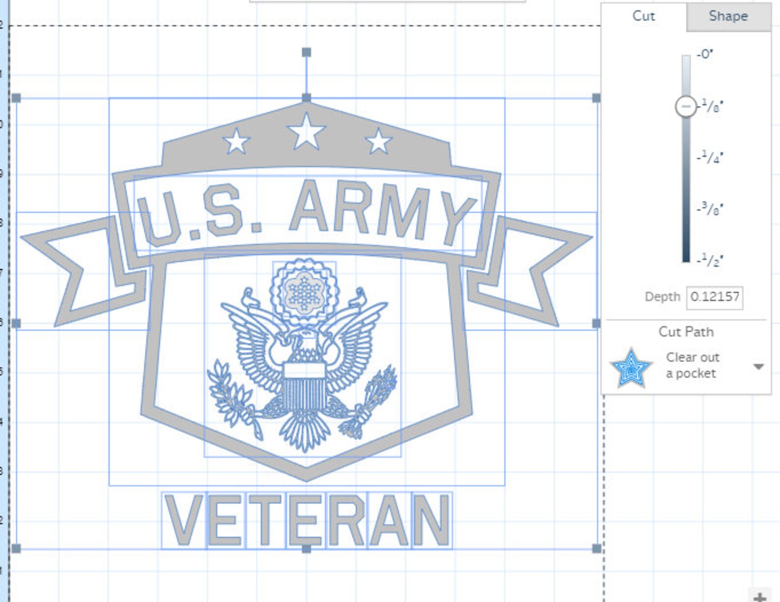 Army Veteran SVG Files for Laser Engraving Vinyl Cutters and - Etsy