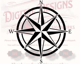 Cnc Compass Rose - Etsy