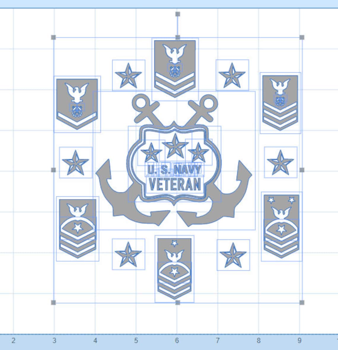 U S Navy Veteran 2 - SVG Files for Cnc Router and Laser Engraving ...