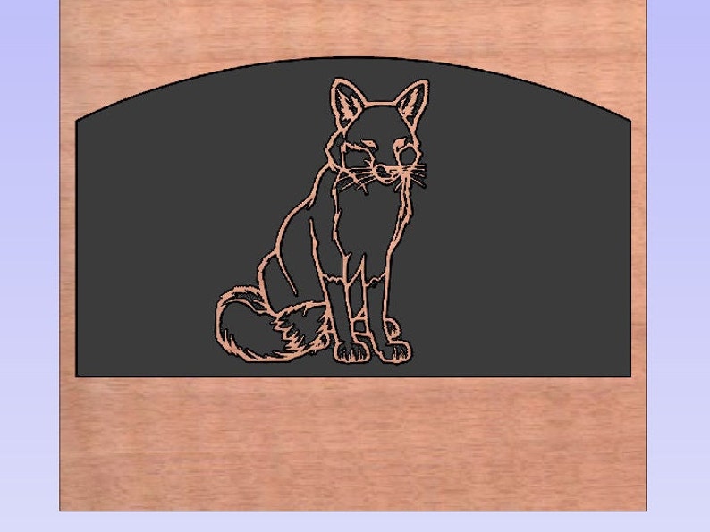 Fox Plaque SVG Files for Laser Engraving and Cnc Router Easy - Etsy
