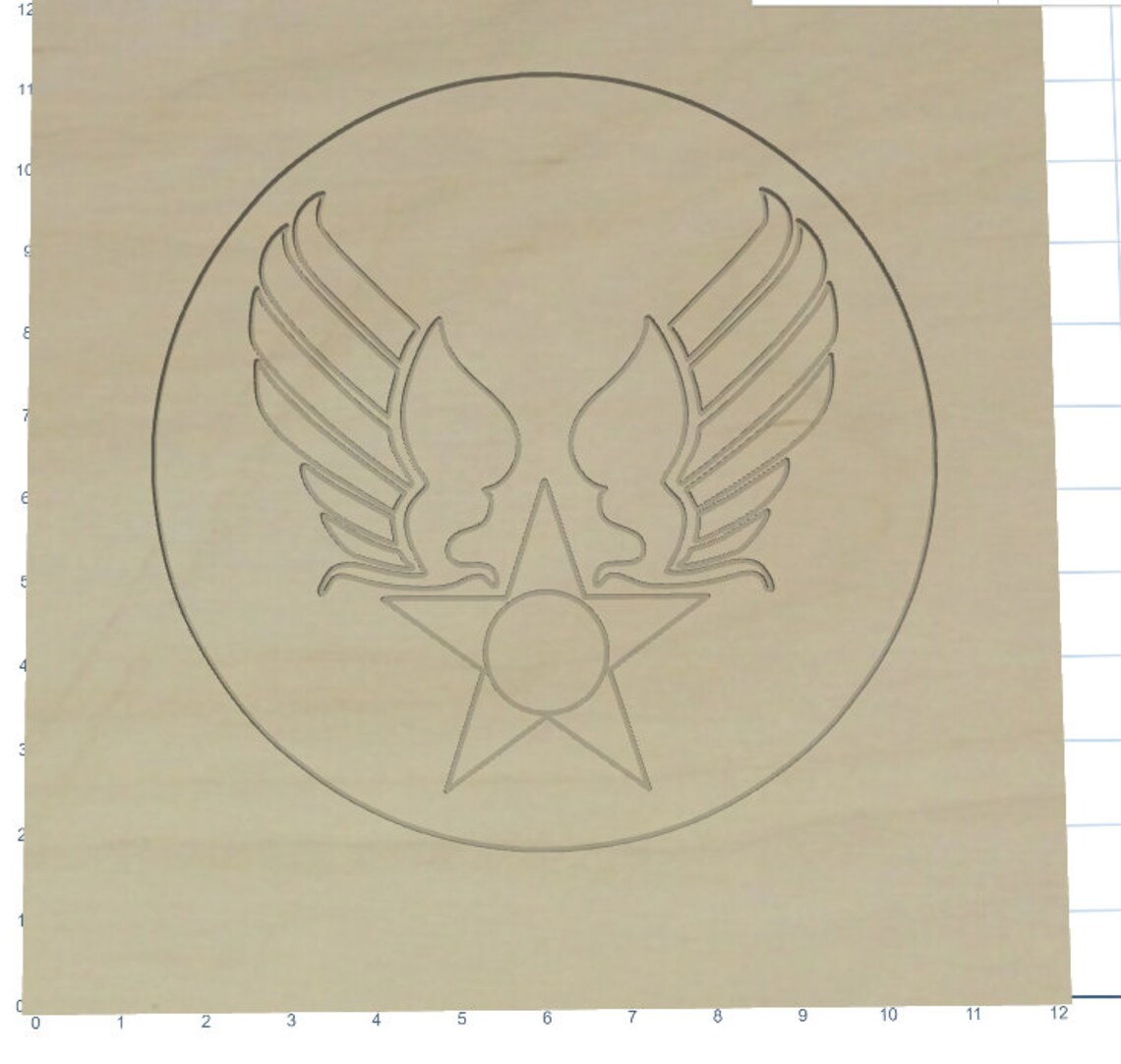 Military - Army Air Force - SVG Files for Cnc Router and Laser ...