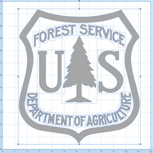 US Forest Service Logo SVG, CNC Laser Cut Files (digital Download) - Etsy