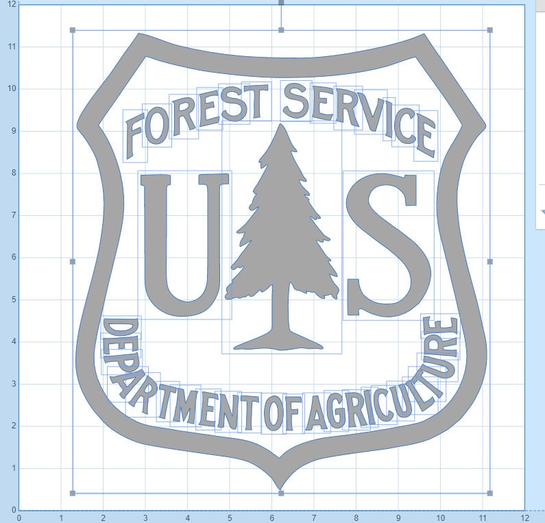 US Forest Service Logo SVG, CNC Laser Cut Files (digital Download) - Etsy