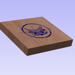 Navy Veteran Compass Rose SVG Files for Laser Engraving, Vinyl Cutting ...