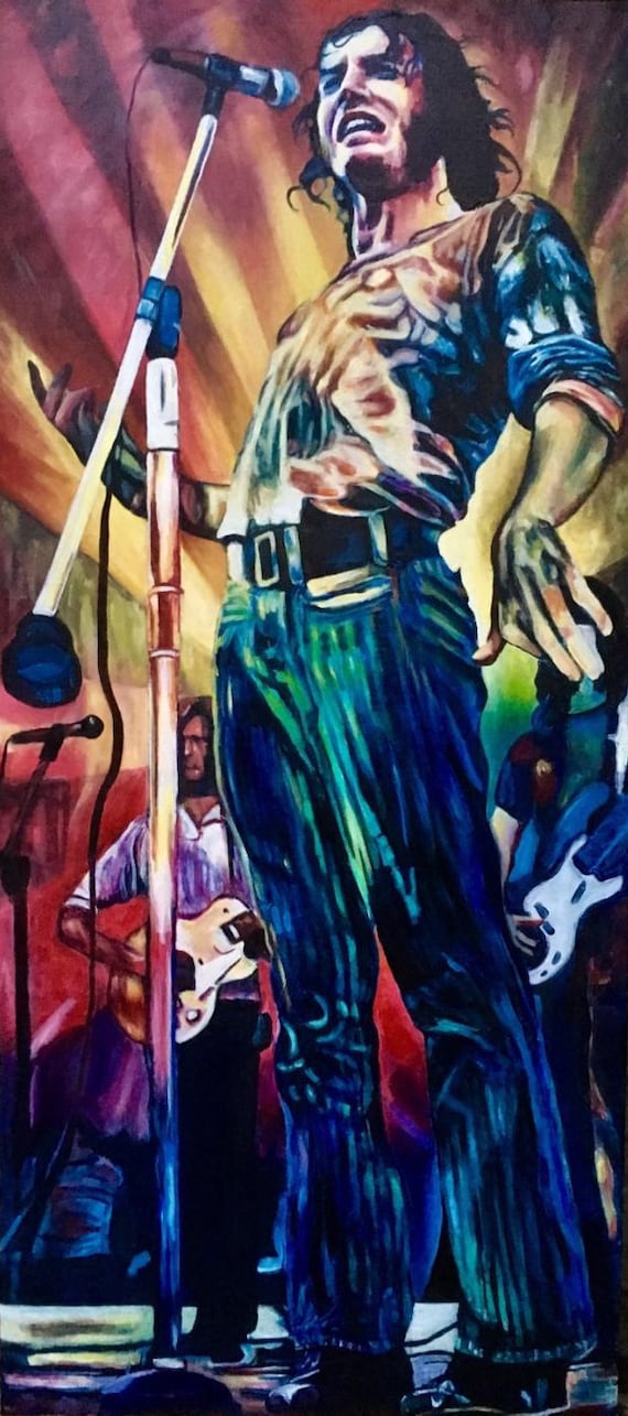 Joe Cocker at Woodstock Canvas Print of Original Painting | Etsy