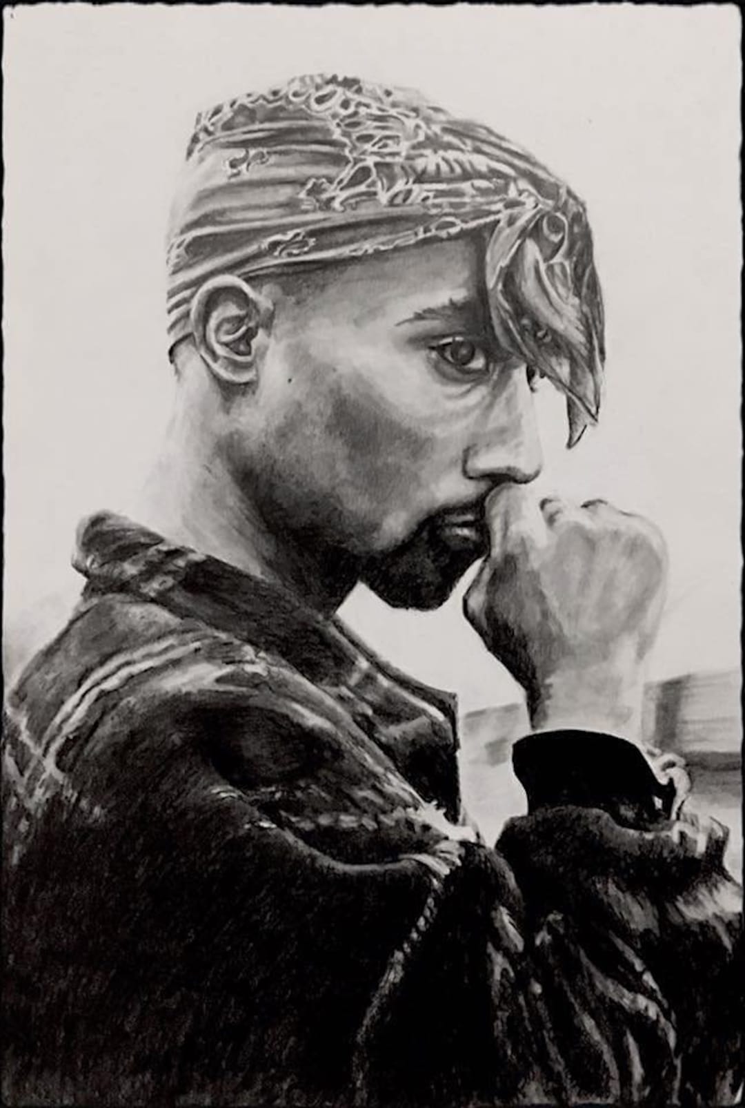 Tupac Pencil Drawing