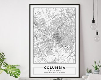 Columbia Mo Poster - Etsy