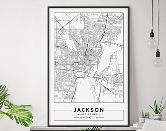 Jackson Mississippi Wall Art - Etsy