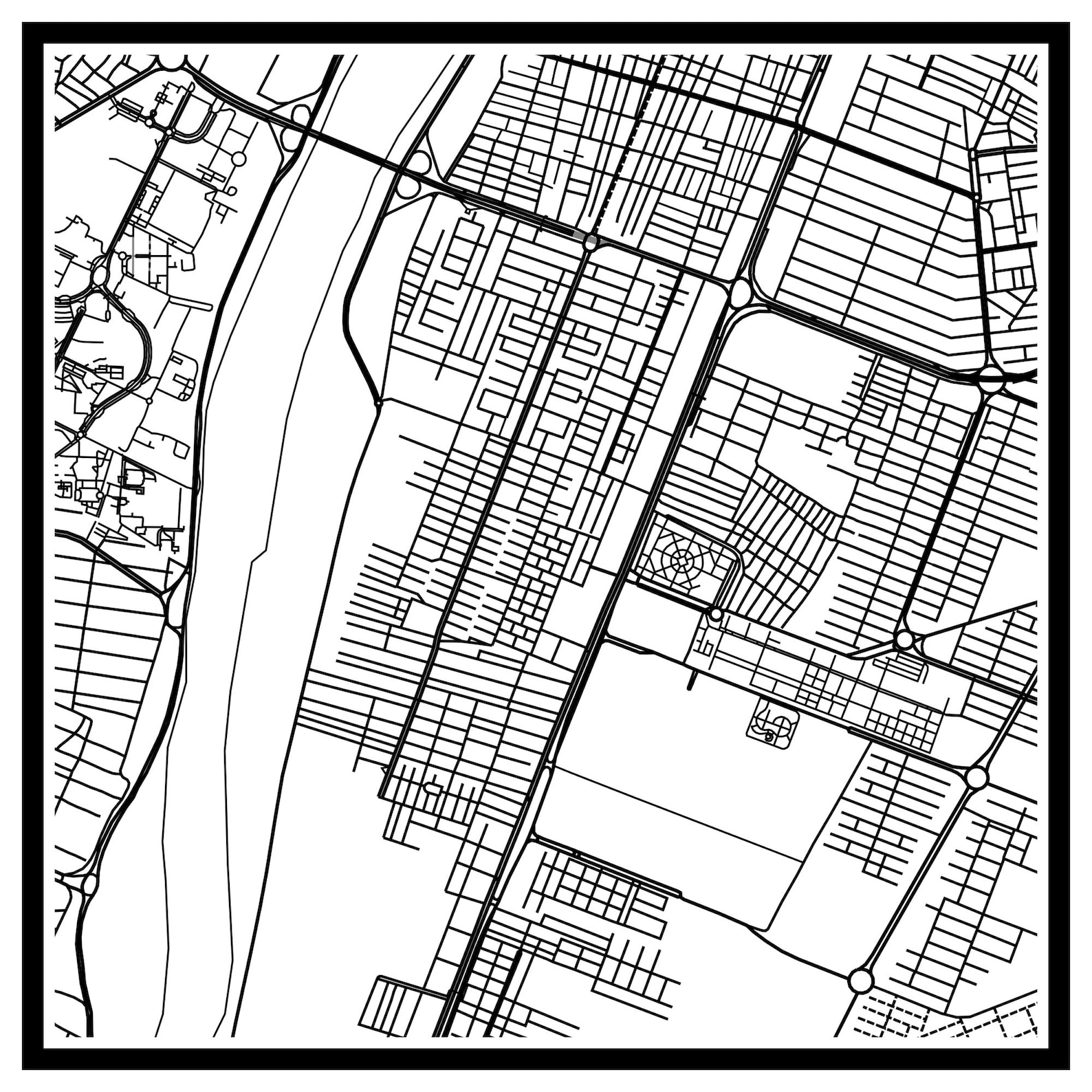 Ahvaz Map Print Ahvaz Map Poster Ahvaz Wall Art Ahvaz Iran - Etsy