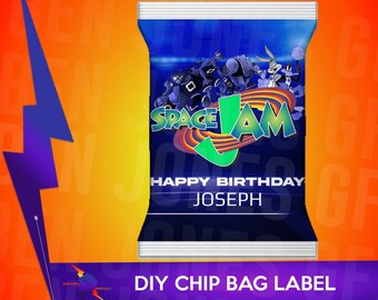 Space Jam Chip Bag | Etsy
