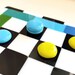 Checker Board Fused Glass Rainbow Checkerboard Set Chess Board Glass ...