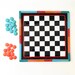 Checker Board Fused Glass Rainbow Checkers Set Chess Board Glass Art ...