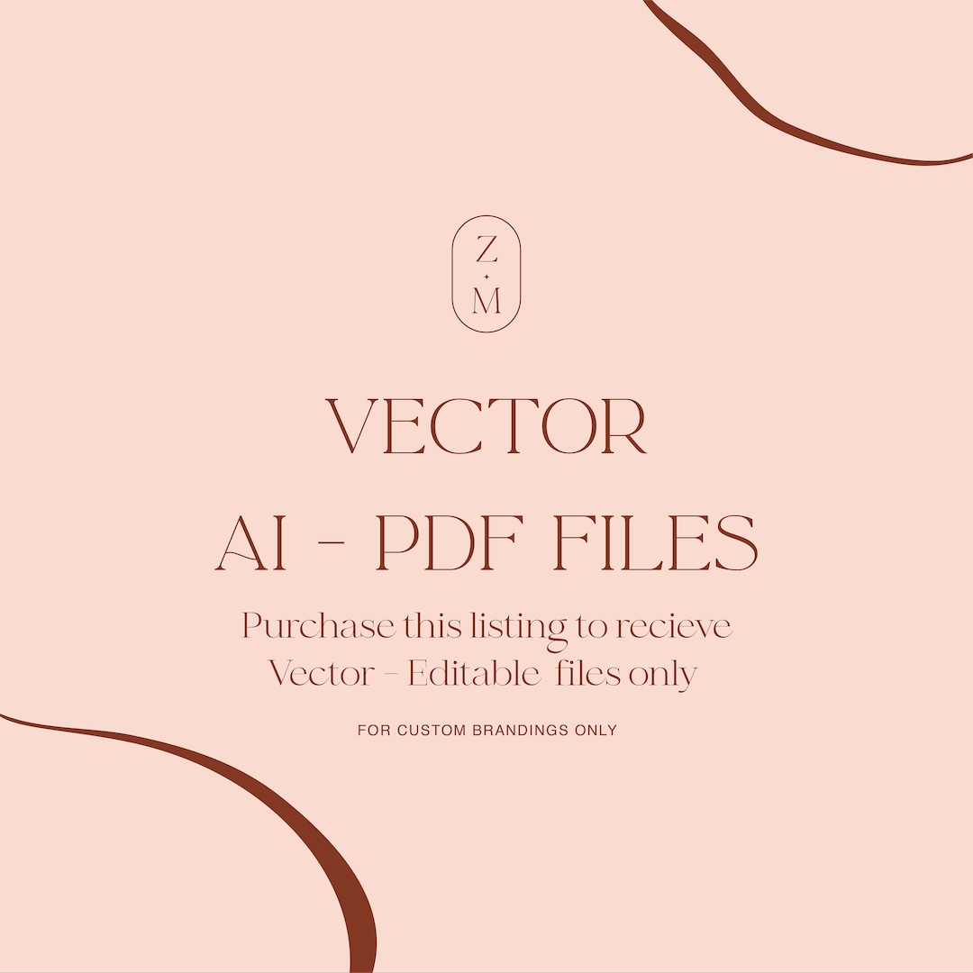 VECTOR Ai and PDF Files for Custom Branding or Packaging by ...