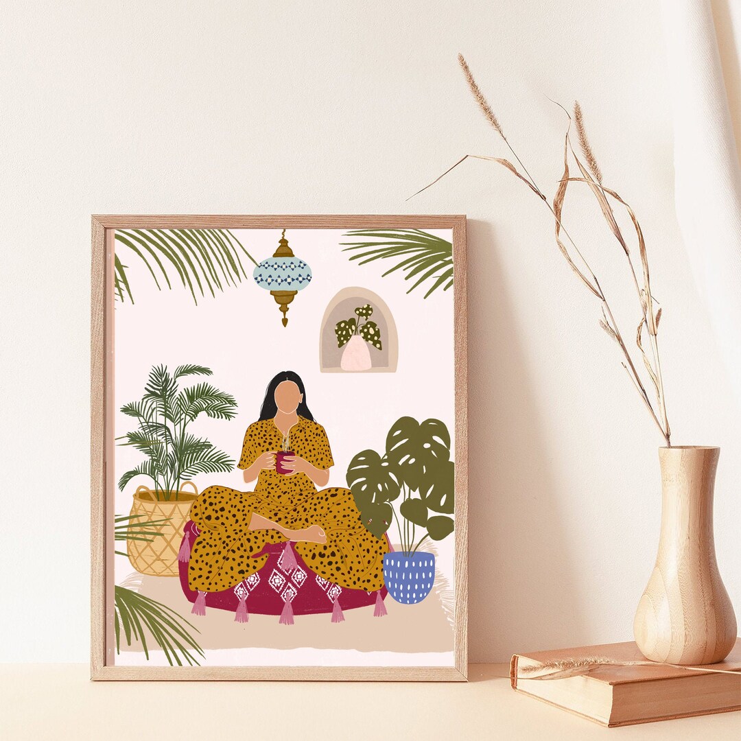 Self Care Illustration Art Print Digital Instant Download - Etsy