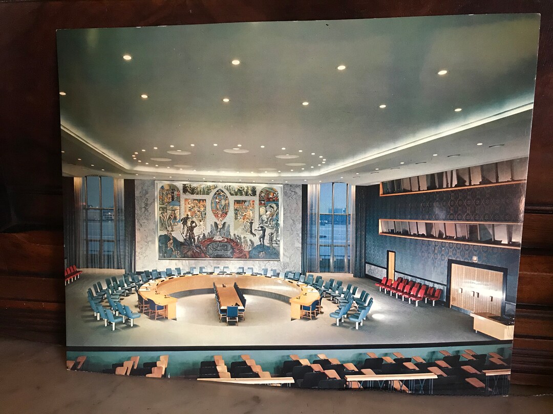 Giant Vintage Postcards of the United Nations -- Frameable Vintage New ...