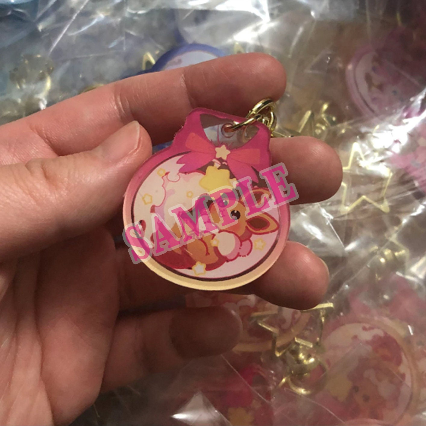 Eeveelution Acrylic Charm Keychain - Etsy