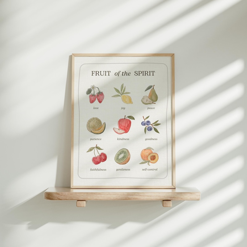 Fruit of the Spirit Poster - Etsy