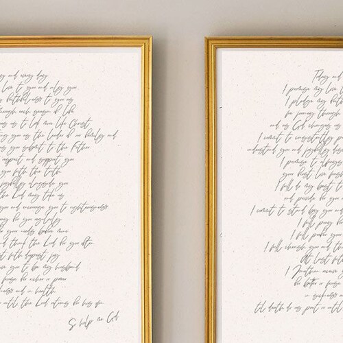 Custom Brush Lettered Print // Hand Painted // Scripture Print - Etsy