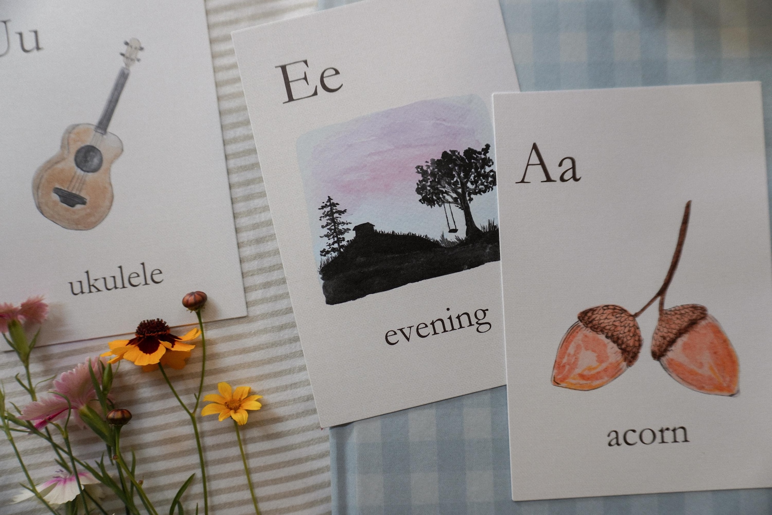 Long Vowel Sound Flashcards: Homeschool Phonics Learning Add-on (4x6 In ...
