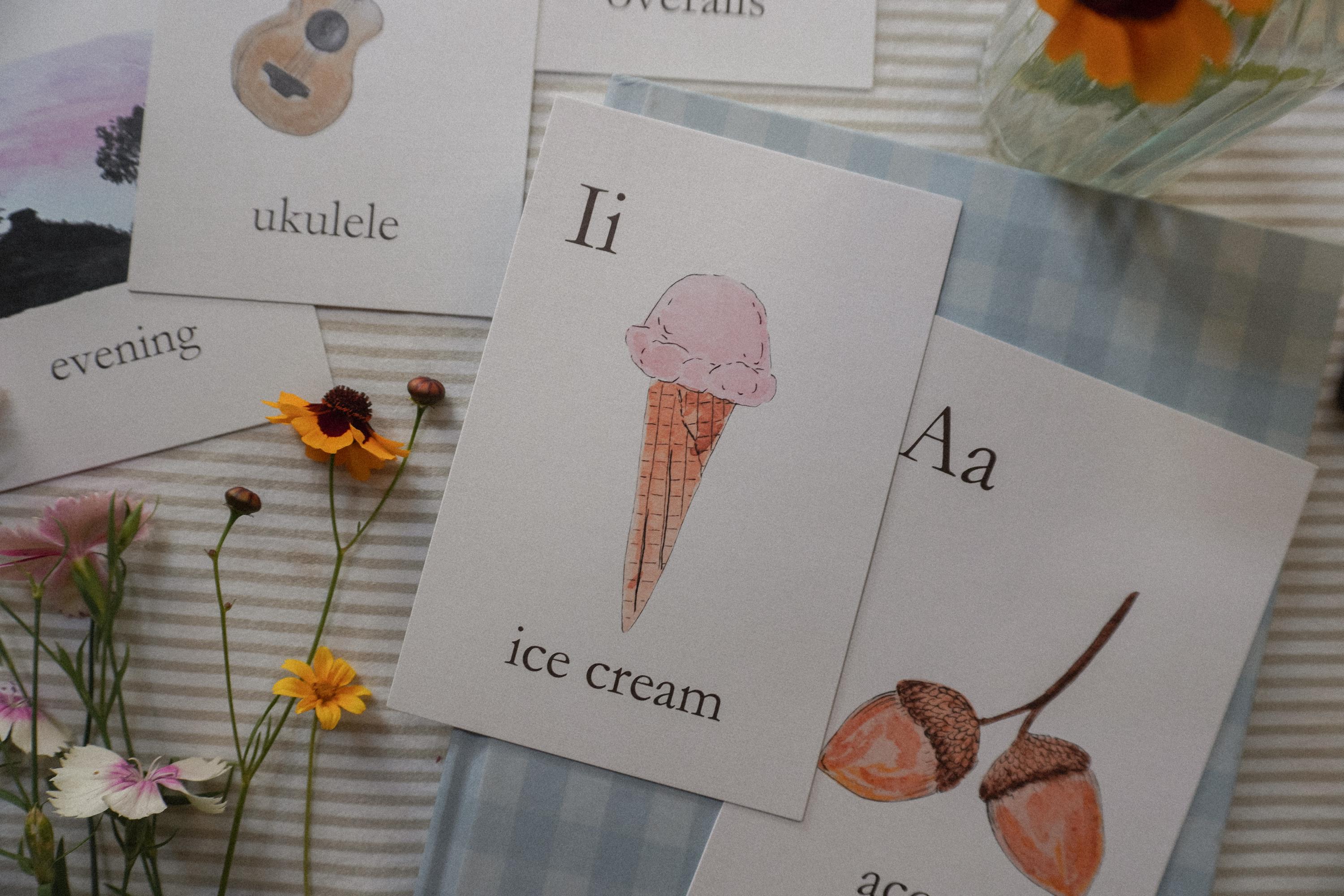 Long Vowel Sound Flashcards: Homeschool Phonics Learning Add-on (4x6 In ...