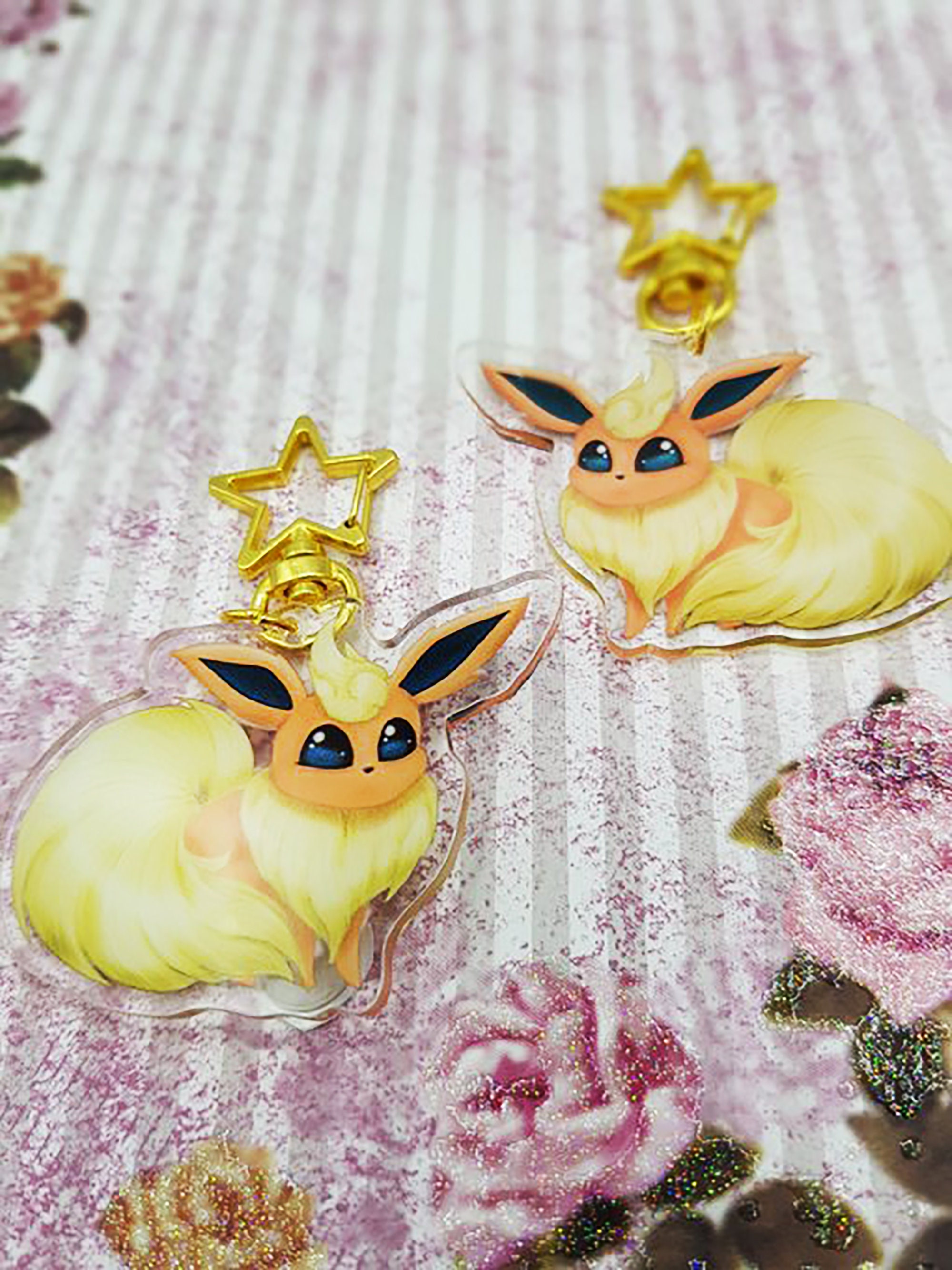 Pokemon Acryl Charms | Etsy