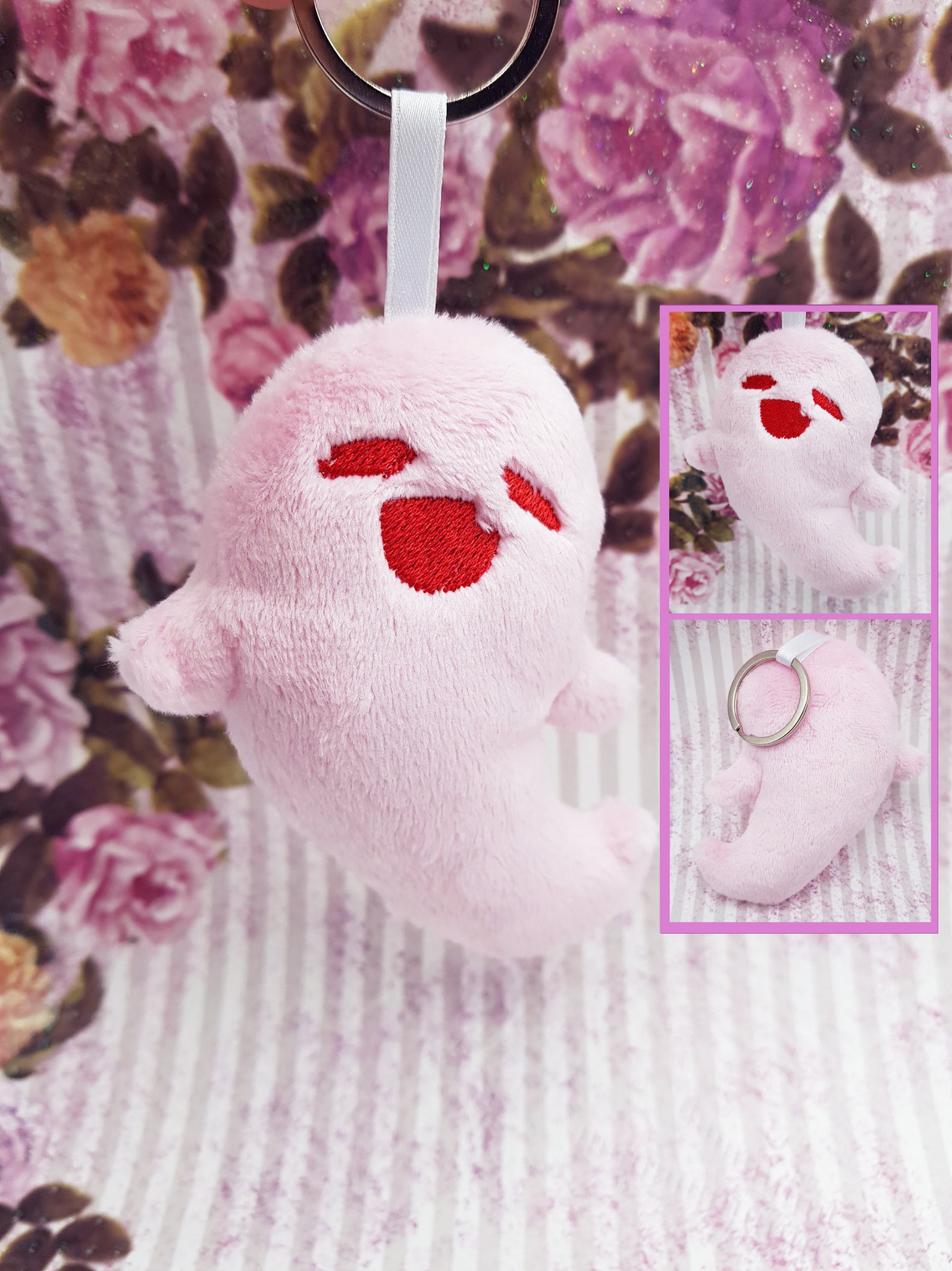 Hu Tao's Ghost Plush Keychain | Etsy