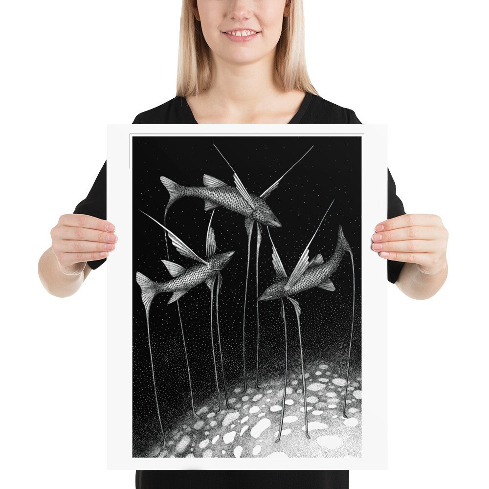 Spiderfish: Poster - Etsy