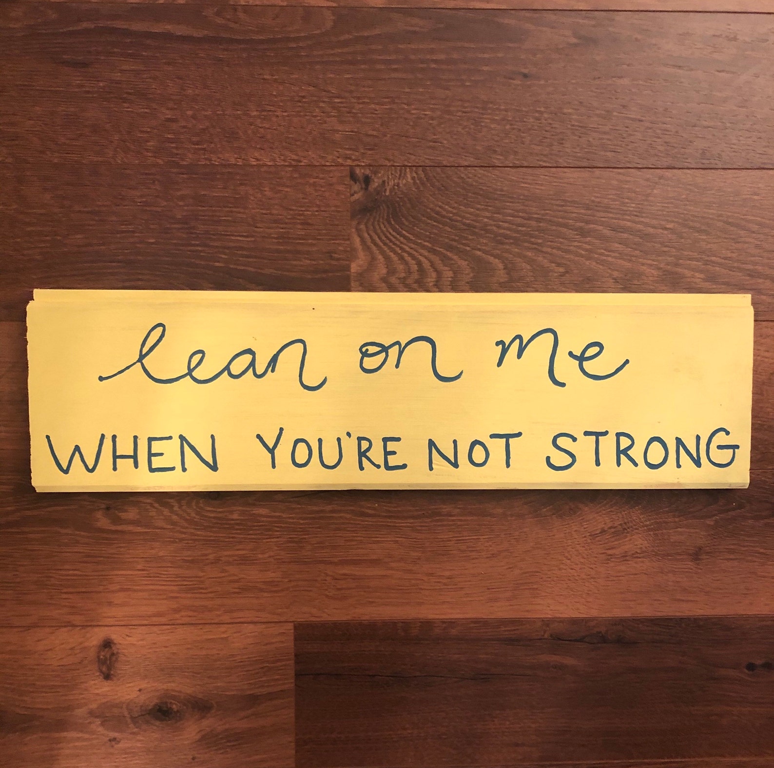 Lean on Me When Youre Not Strong Bill Withers - Etsy