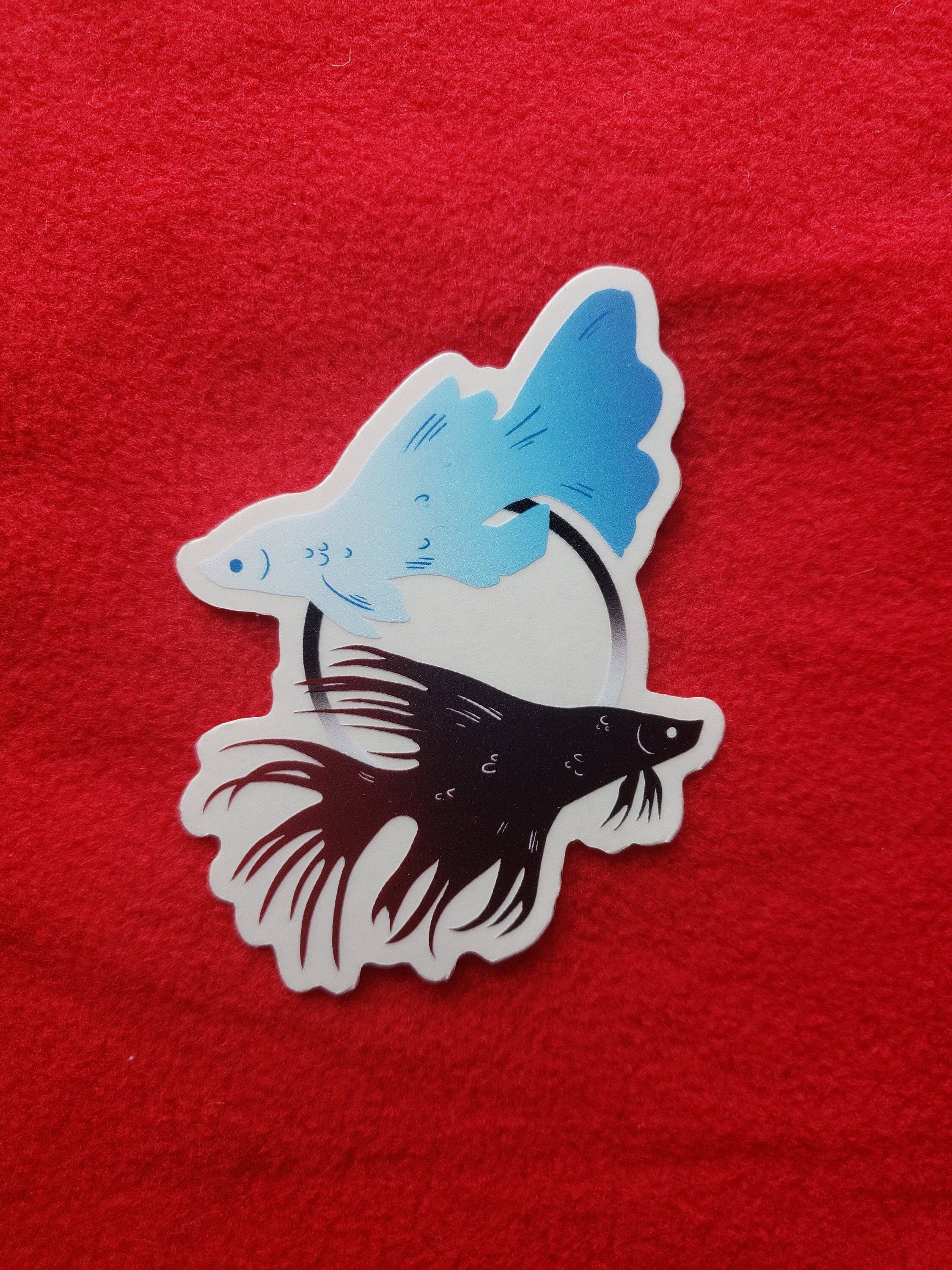 JJK Gojo and Geto Fish 3x3 Stickers - Etsy