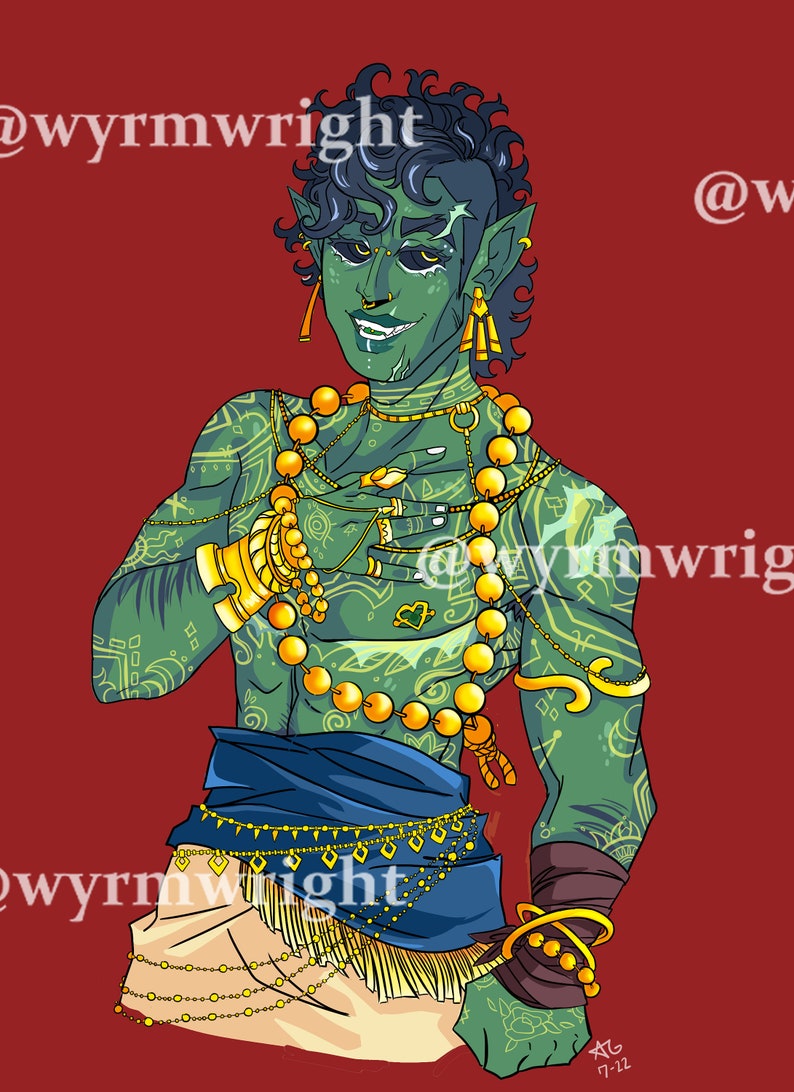 D20 Garthy O'brien Fantasy High 4x6 Print - Etsy