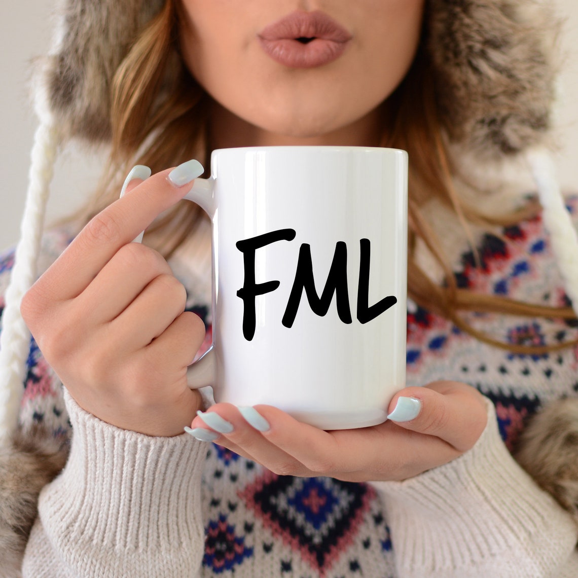 FML Funny Mug Swear Coffee Mug Naughty Coffee Mugs | Etsy