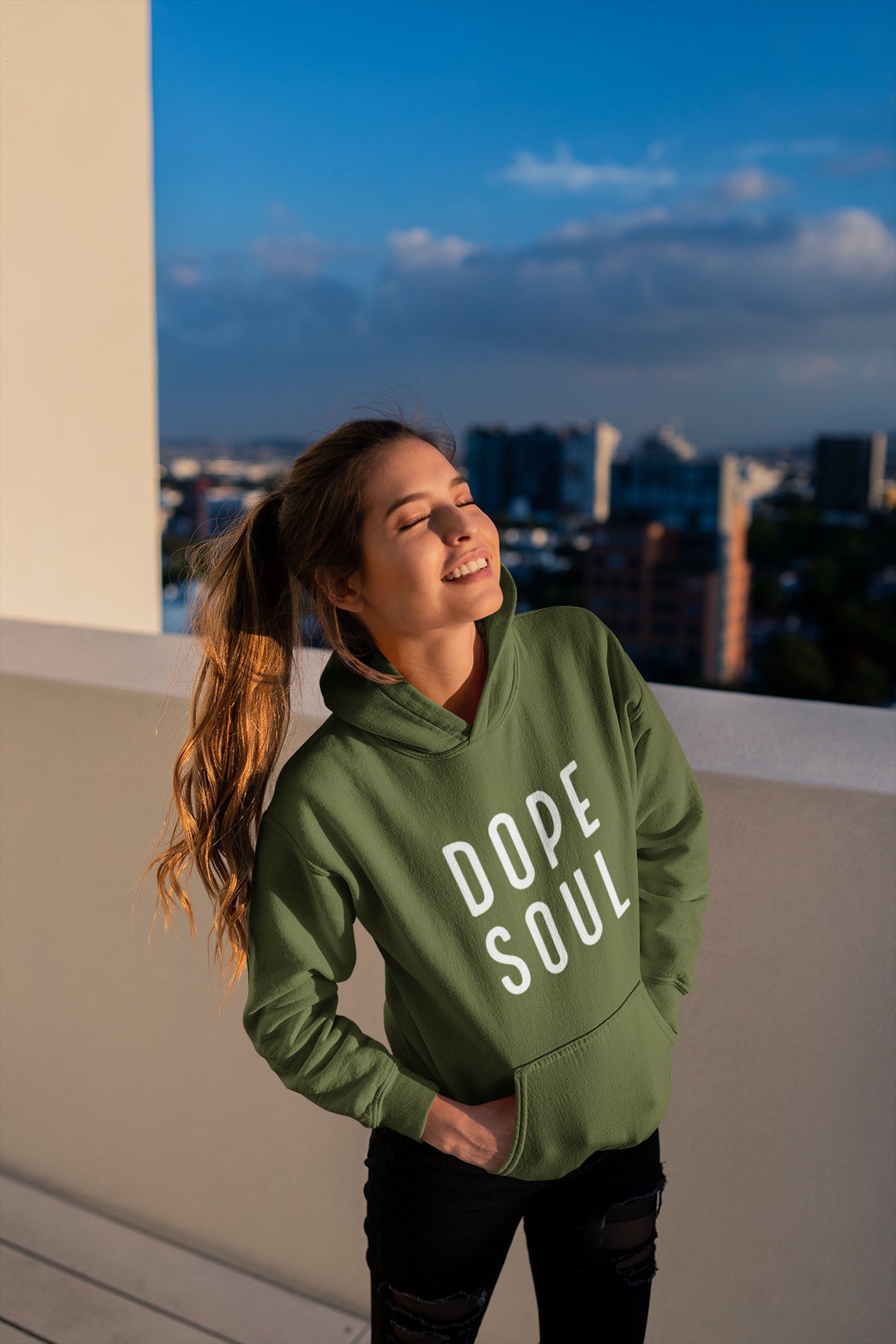 Dope Soul Hoodie | Unisex Hoodie With Sayings | Yoga Hoodie ...