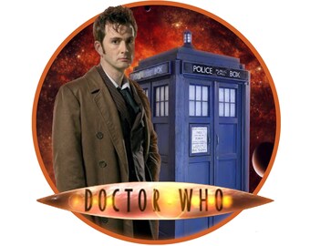 STICKERS Doctor Who Faces Decals 7 and Pair of 3 | Etsy